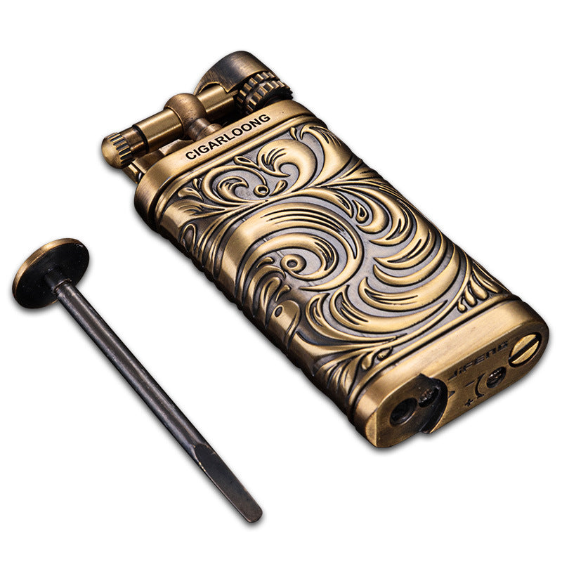 CIGARLOONG Cigar Dragon Cigar Ashtray Cigar Lighter Pipe Press Stick 3 ...